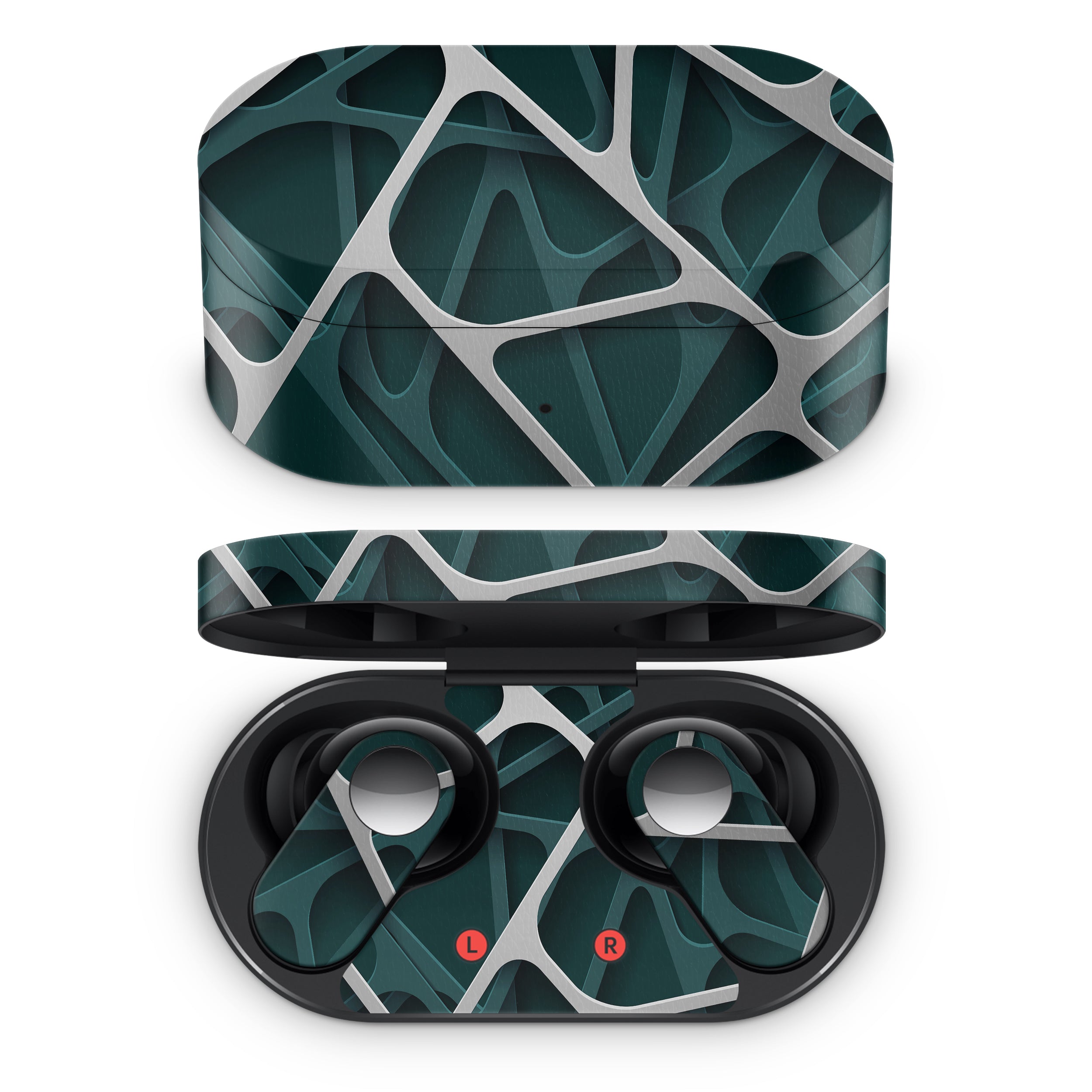 Enhance Your Oneplus Nord Buds with 3D Green Background Earbud Skin ...