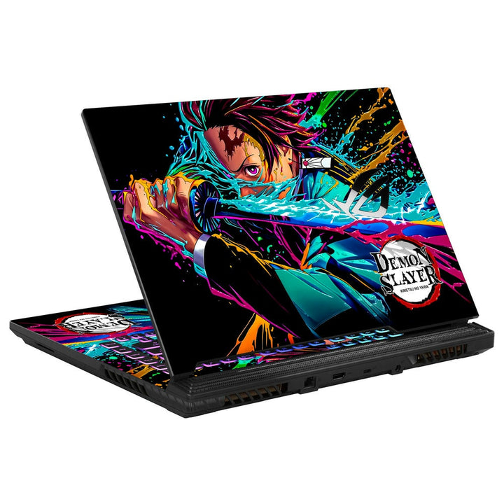 Demon Slayer Anime 3D Embossed Laptop Skin | Buy Online Now – SkinsLegend