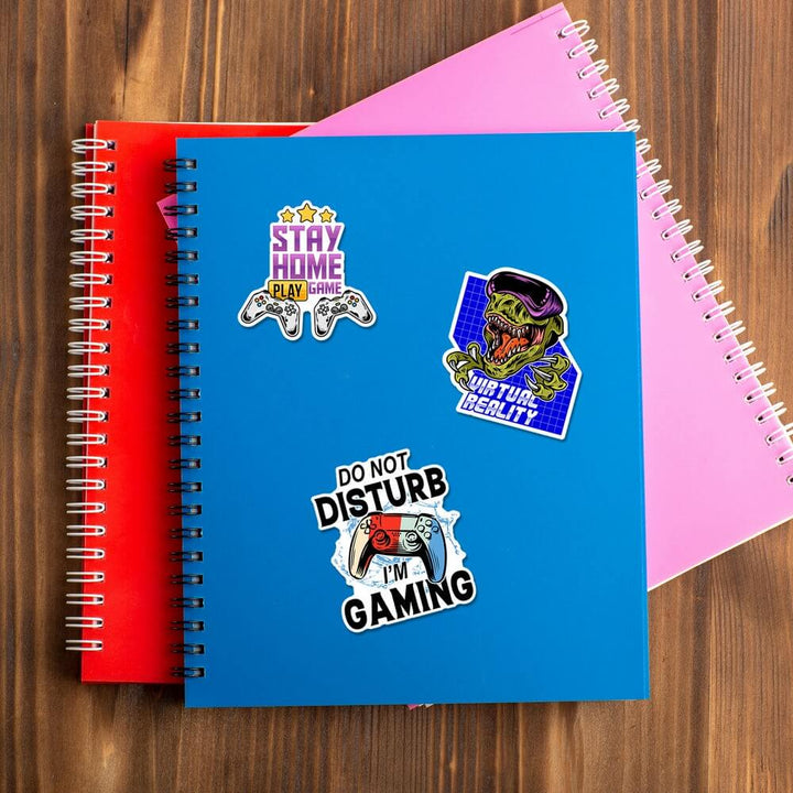 Premium Gaming Decal Stickers Set - Waterproof Vinyl with Gloss ...