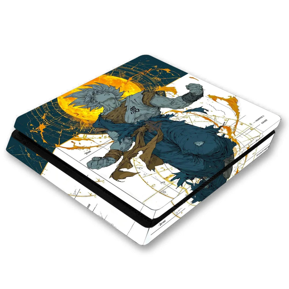 Goku Super Saiyan Sketch PS4 Skin | 3D Embossed Textured Vinyl Wrap ...