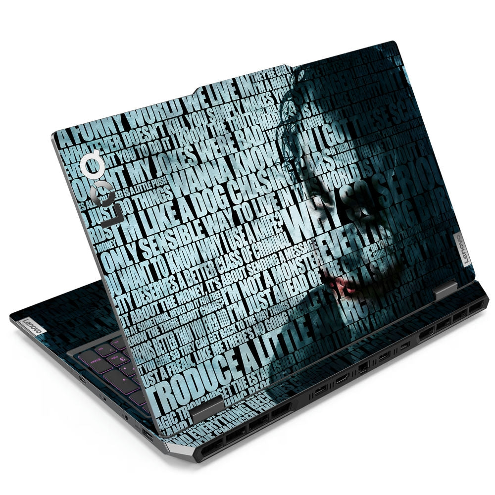 Shop Joker Quotes Laptop Skin for Lenovo LOQ | Buy Online Now – SkinsLegend