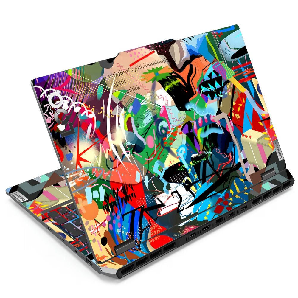 Shop Multicolour Graffiti Art Laptop Skin for Lenovo LOQ | Buy Online ...