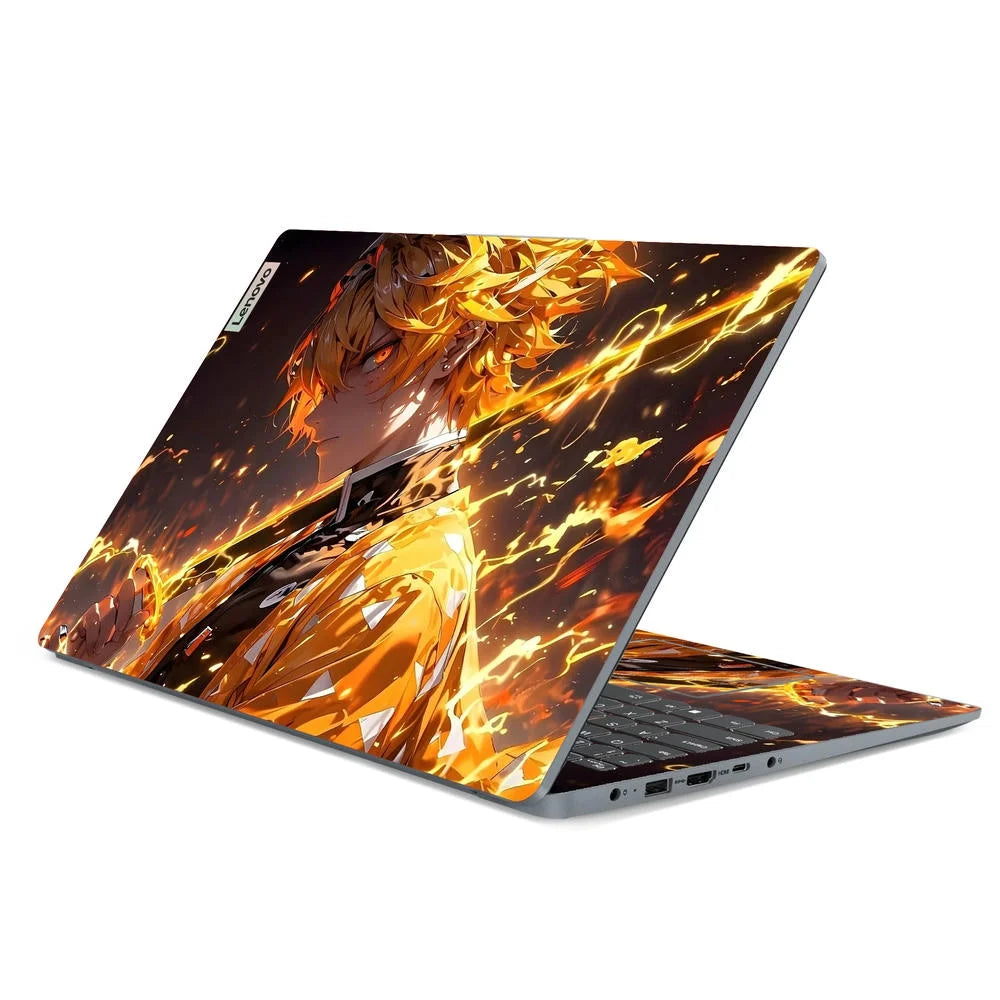 Zenitsu Agatsuma 3D Embossed Laptop Skin | Buy Online Now – SkinsLegend