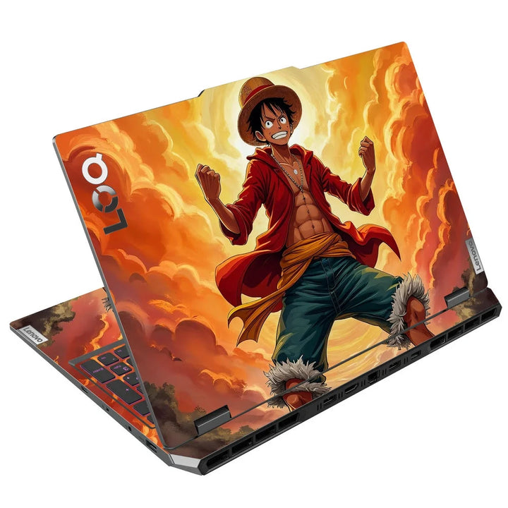 Luffy Action Pose 3D Embossed Laptop Skin | Buy Online Now – SkinsLegend