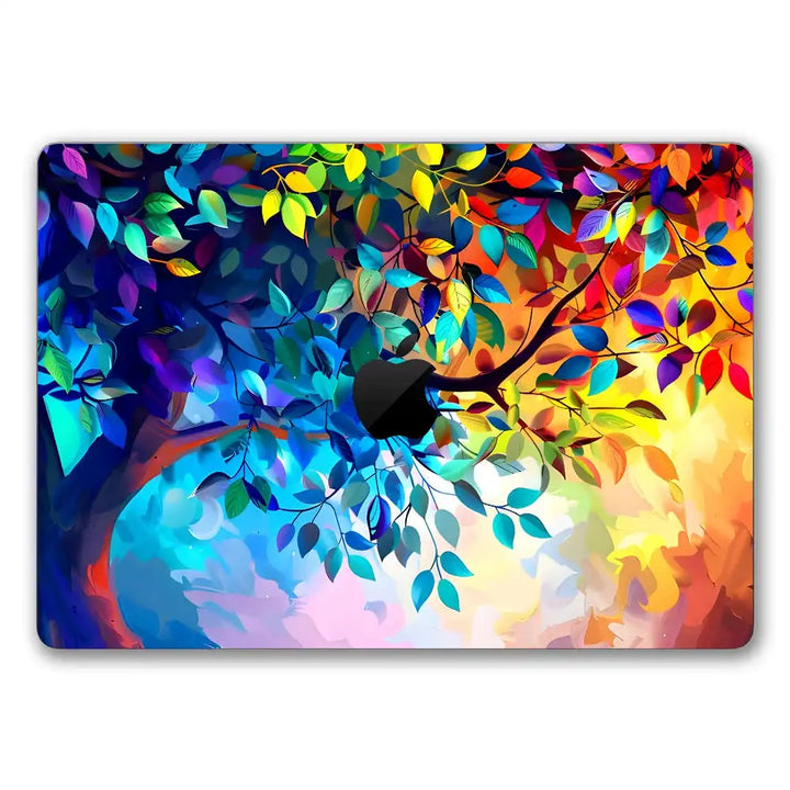 Abstract Rainbow Tree Laptop Skin for MacBook | Buy Online Now ...