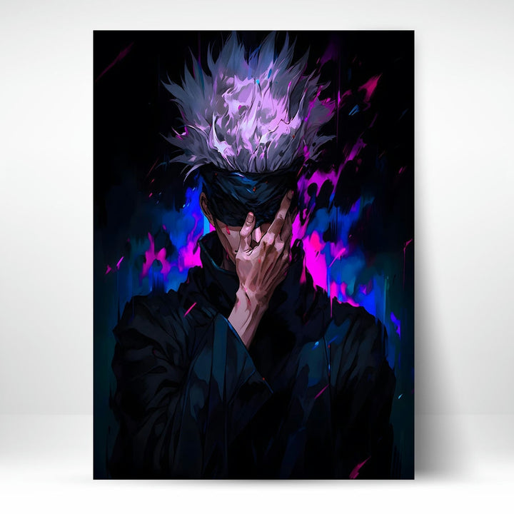 High-Quality Metal Posters - Anime Satoru Gojo SG10 | Vibrant Colors ...
