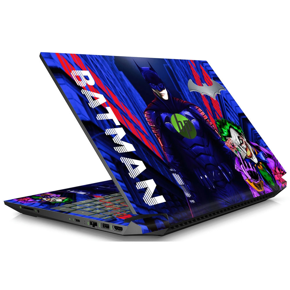 Shop Batman Blue Laptop Skin for HP | Buy Online Now – SkinsLegend