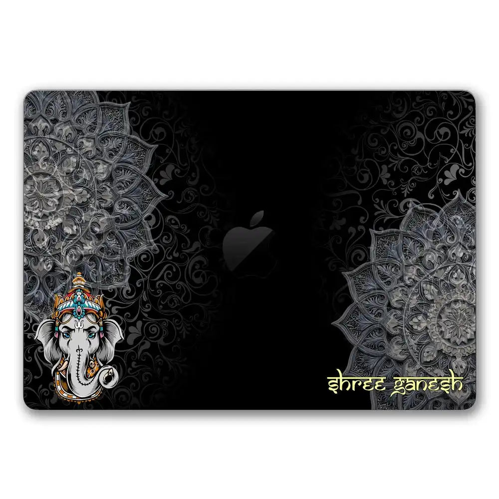 Golden Ganesha Art Laptop Skin for MacBook | Buy Online Now – SkinsLegend