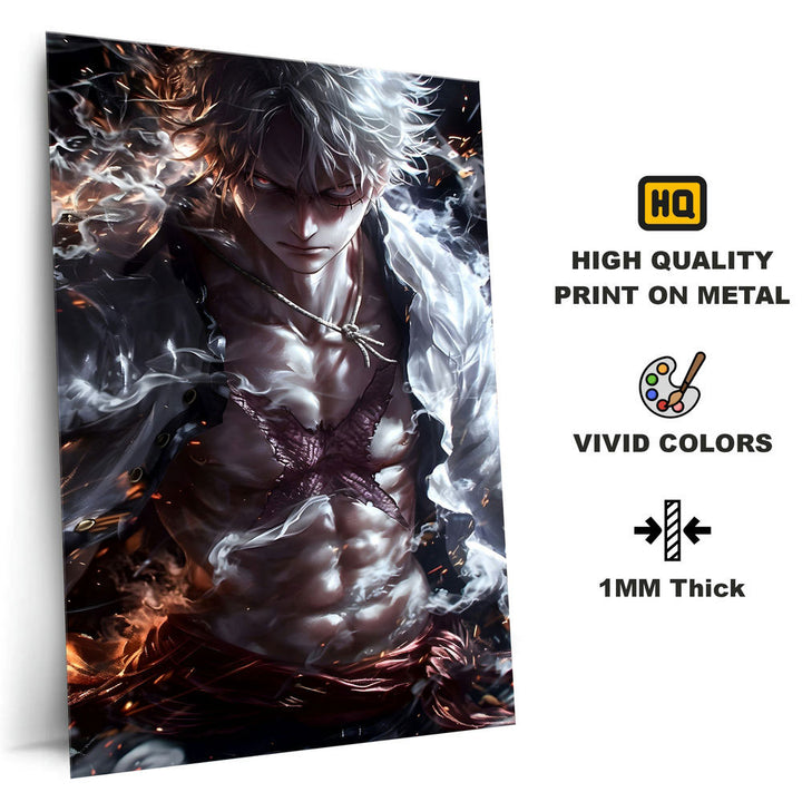 High-Quality Metal Posters - One Piece Monkey D Luffy OP03 | Vibrant ...