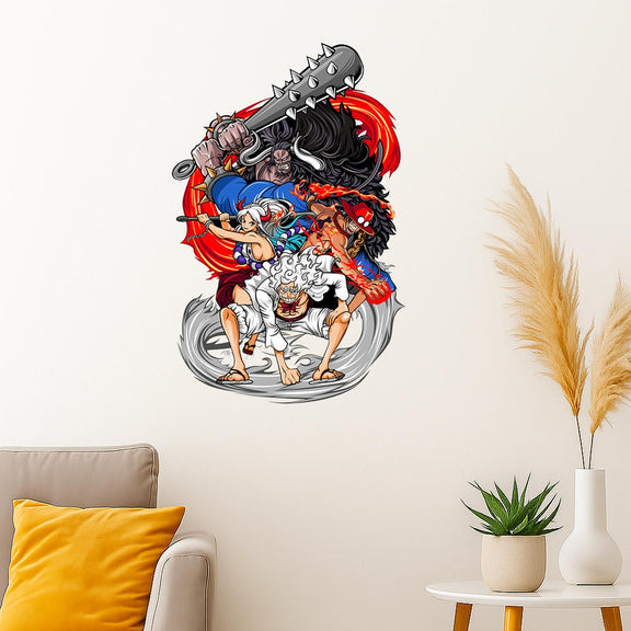 Luffy and Crew Premium Large Size Wall Decal | Buy Online Now – SkinsLegend
