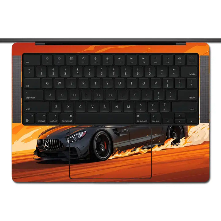 Black AMG GT Laptop Skin for MacBook | Buy Online Now – SkinsLegend
