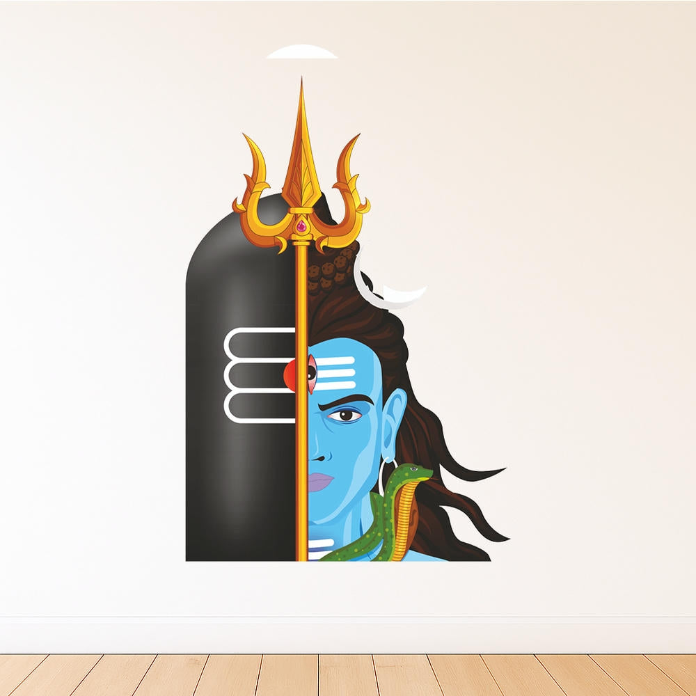 Lord Shiva Premium Large Size Wall Decal | Buy Online Now – SkinsLegend
