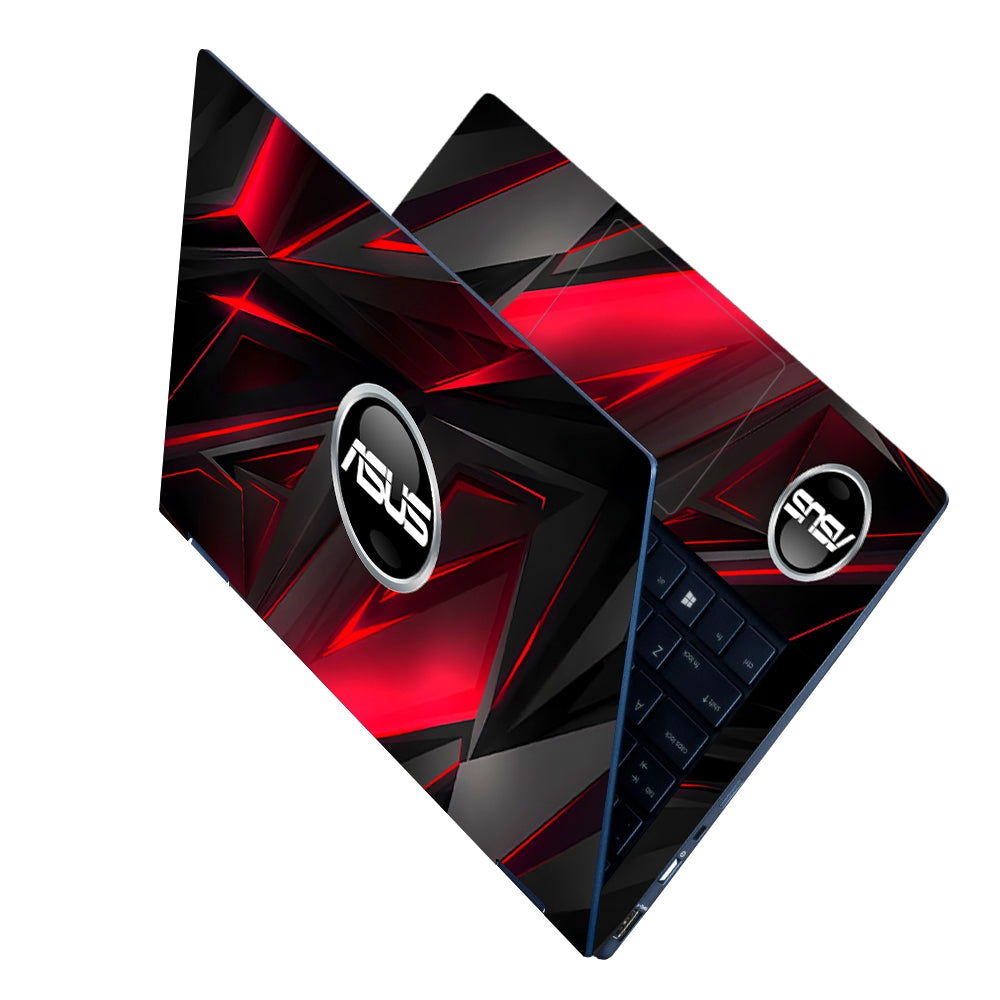 Shop ASUS Red Geometric Laptop Skin | Buy Online Now – SkinsLegend