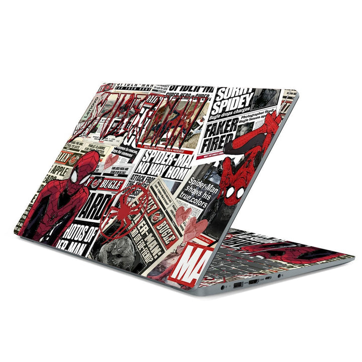 Spiderman Comic Collage 3D Embossed Laptop Skin | Buy Online Now ...