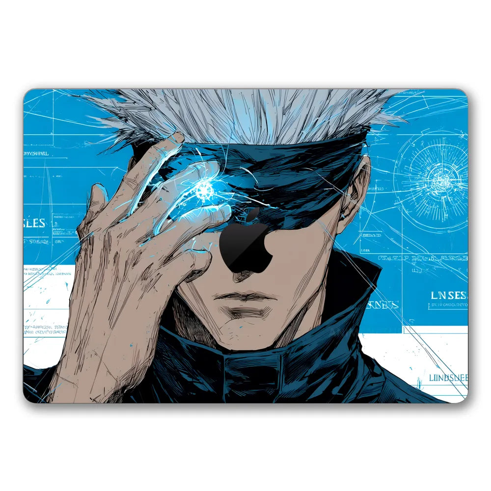 Jujutsu Kaisen Gojo Satoru Pop Art Laptop Skin for MacBook | Buy Online ...
