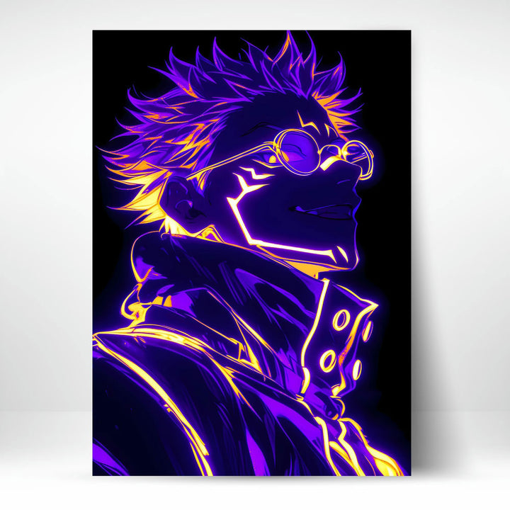 High-Quality Metal Posters - Anime Satoru Gojo SG05 | Vibrant Colors ...