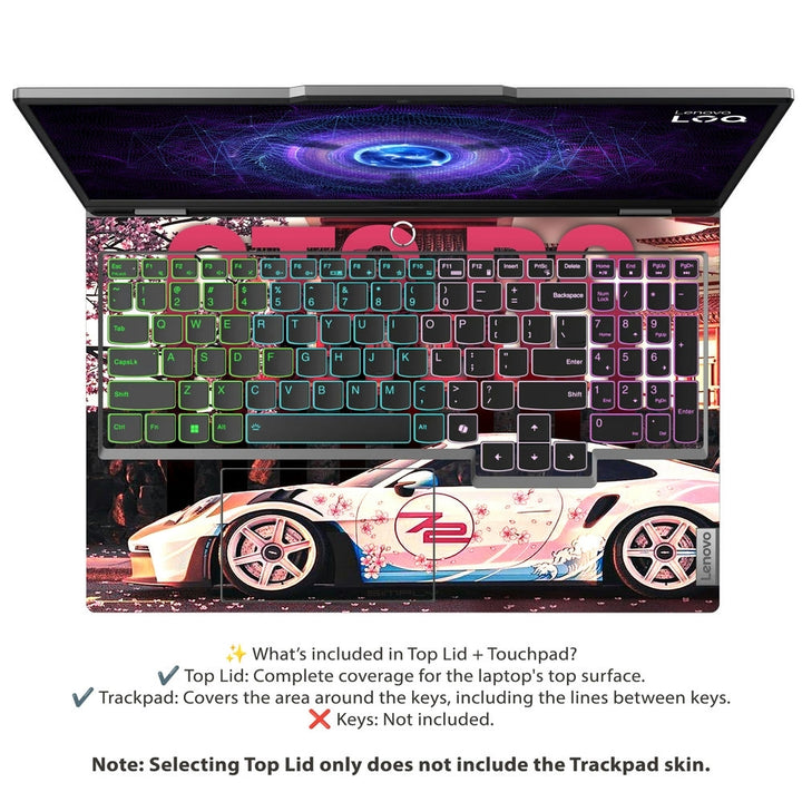 Shop JDM Livery Tuned Car Laptop Skin for Lenovo LOQ | Buy Online Now ...