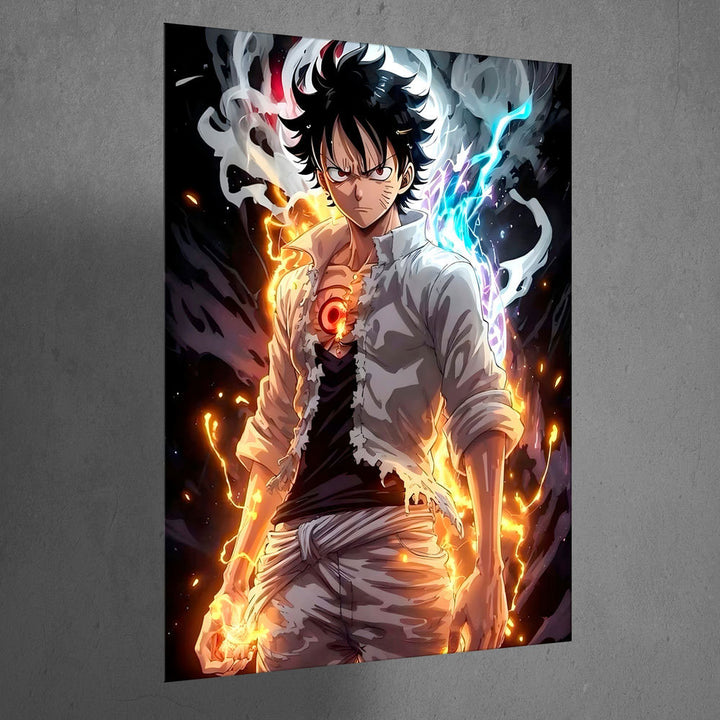 High-Quality Metal Posters - One Piece Monkey D Luffy OP11 | Vibrant ...