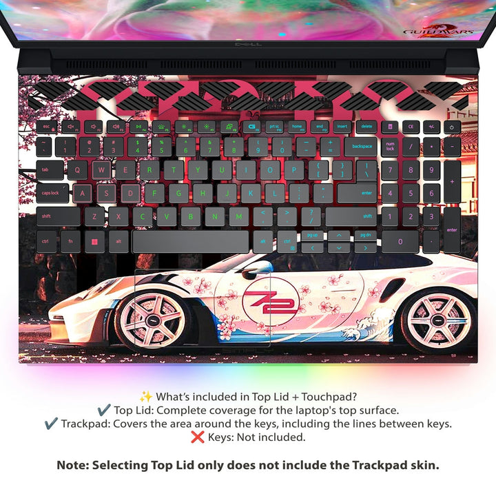 Shop JDM Livery Tuned Car Laptop Skin for Dell | Buy Online Now ...