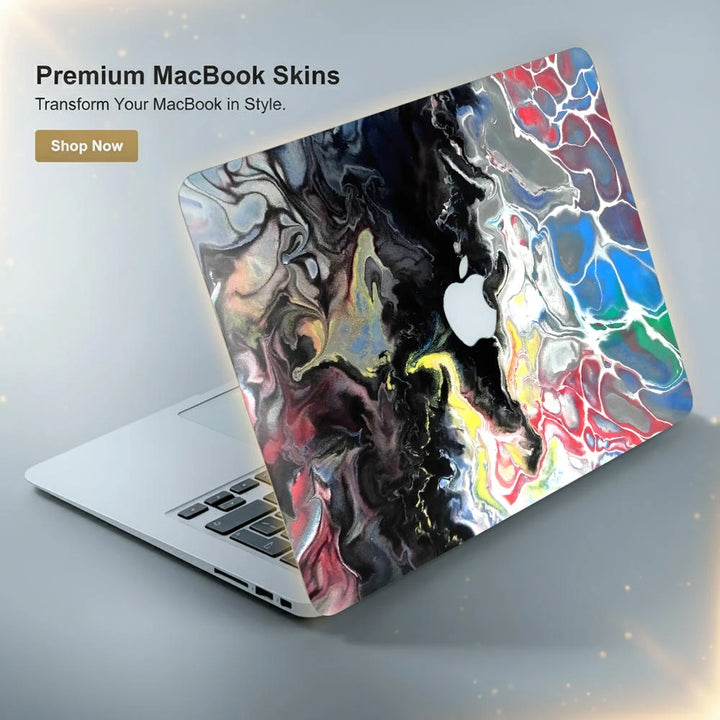 Color Splash Abstract Landscape Laptop Skin for MacBook | Buy Online ...