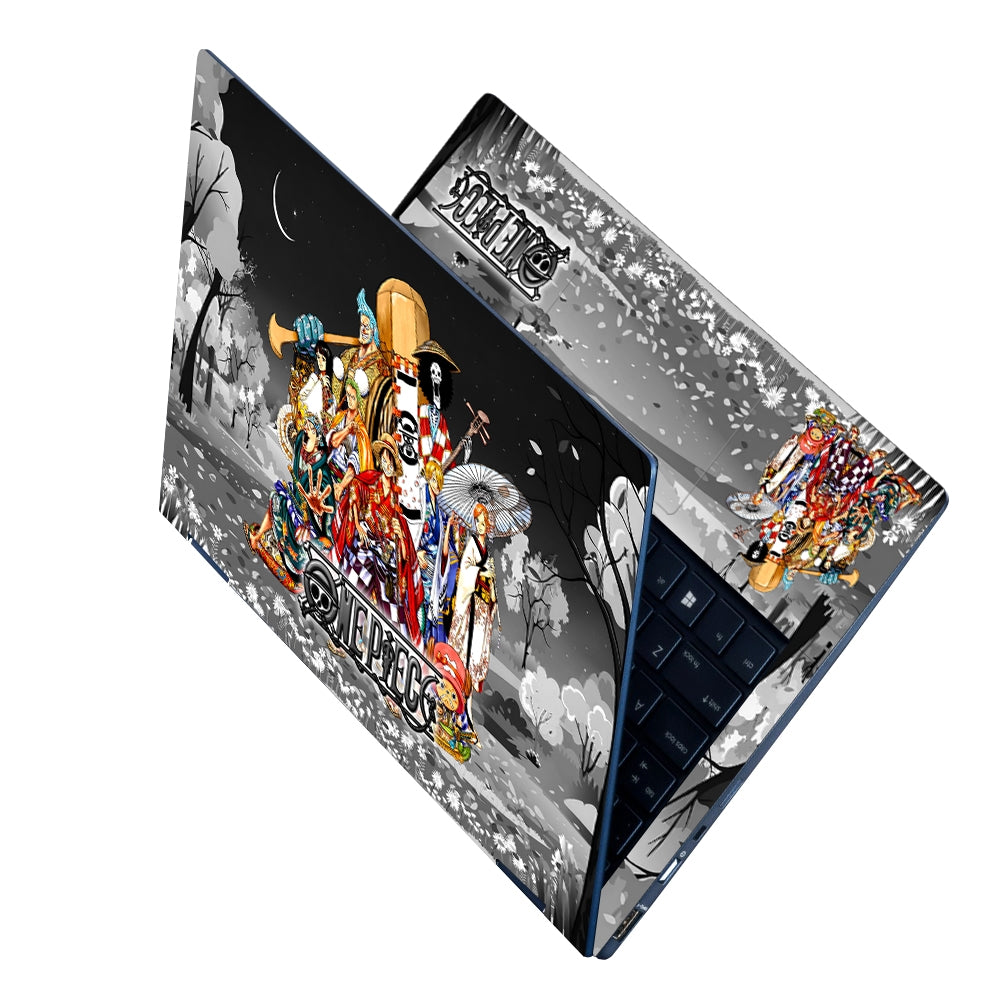 Shop One Piece Wano Arc Ensemble Laptop Skin | Buy Online Now – SkinsLegend