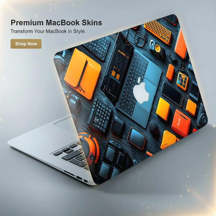 Futuristic Circuit Board Graphics Laptop Skin for MacBook | Buy Online ...