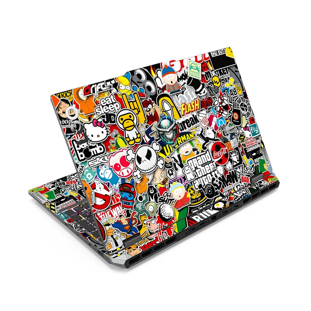 Shop Sticker Bomb Laptop Skin for Lenovo LOQ | Buy Online Now – SkinsLegend