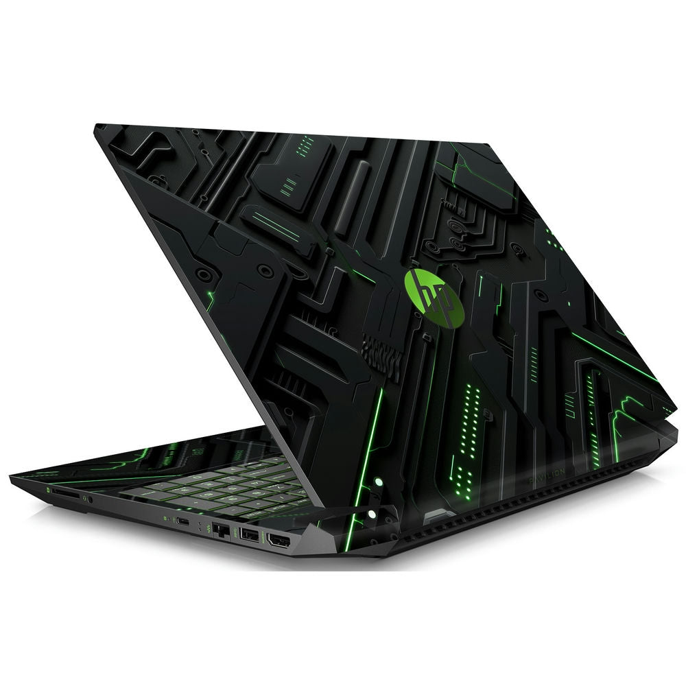Shop Futuristic Dark Circuit Abstract Laptop Skin for HP | Buy Online ...