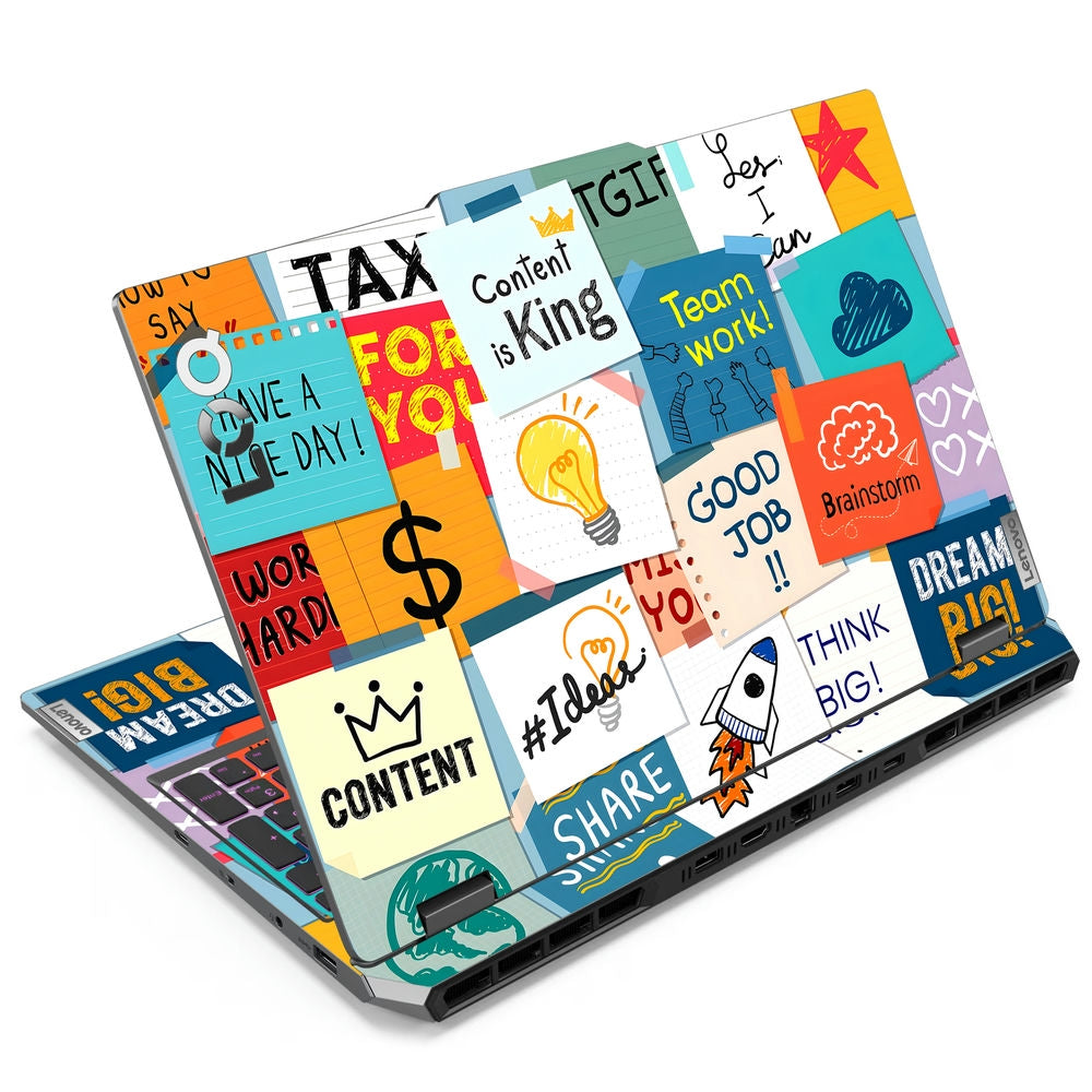 Shop Motivational Quotes Good Job Have A Nice Day Laptop Skin for ...