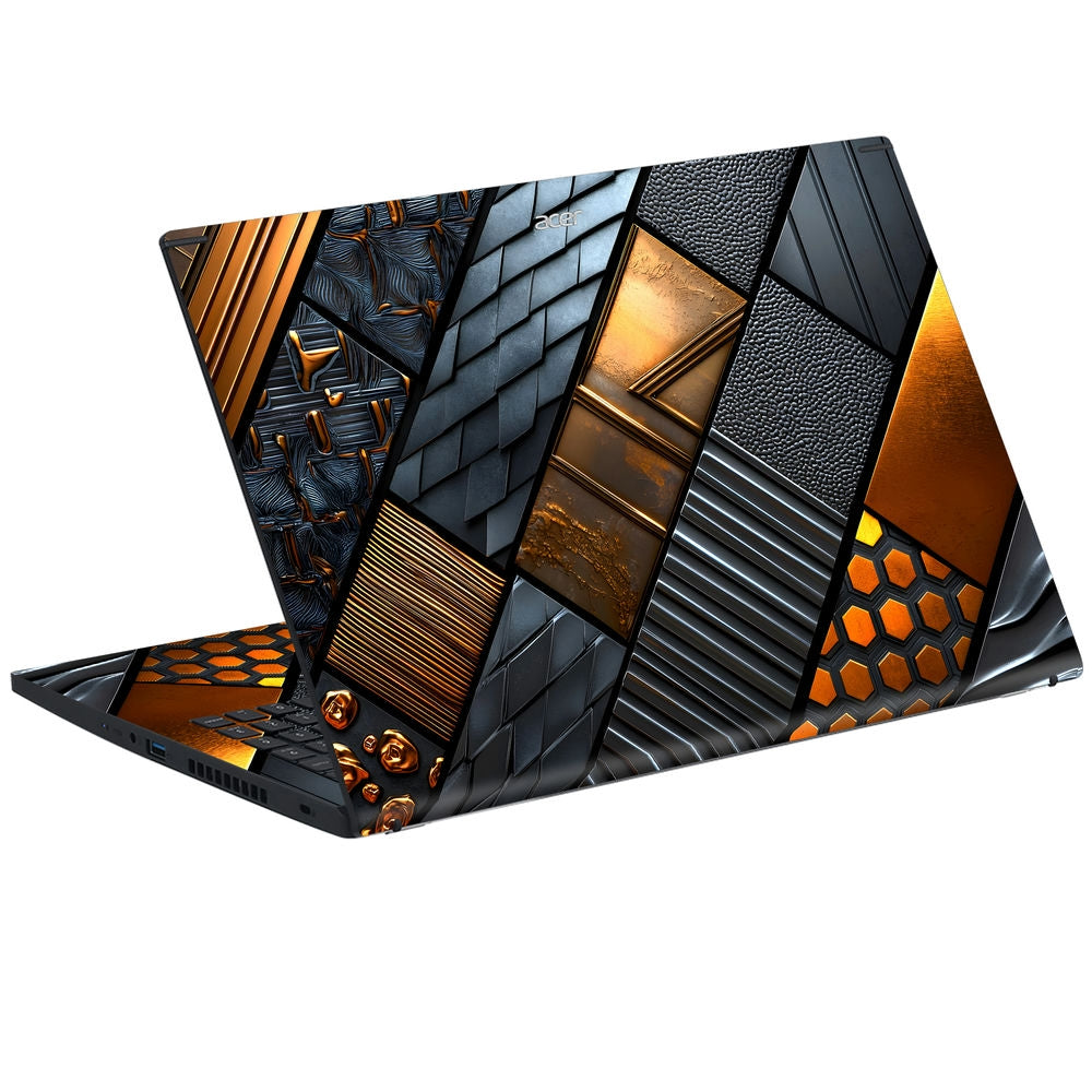 Shop ndustrial Stone and Metal Design Laptop Skin for Acer | Buy Online ...