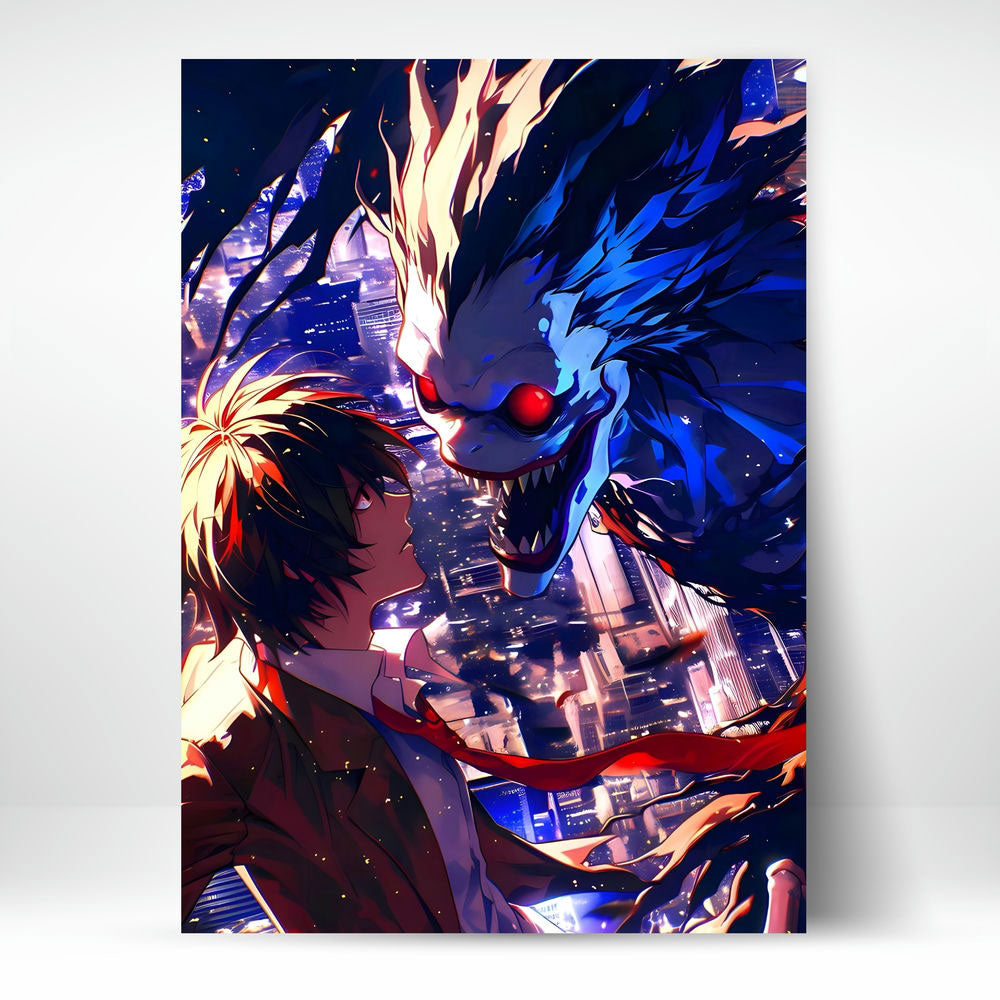 High-Quality Metal Posters - Anime Light Yagami X Ryuk Death Note ...