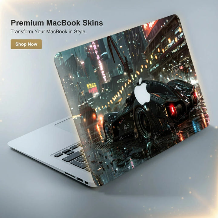 Futuristic Street Racer Laptop Skin for MacBook | Buy Online Now ...