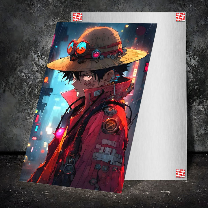 High-Quality Metal Posters - One Piece Monkey D Luffy OP04 | Vibrant ...