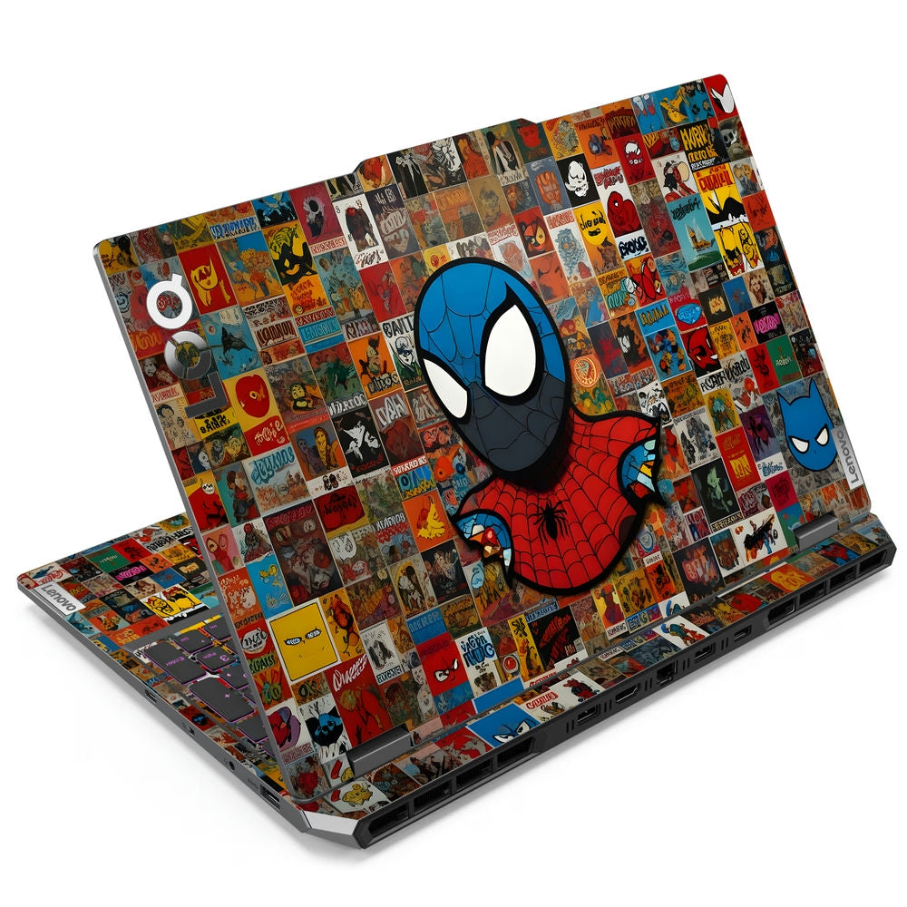 Shop Spiderman Collage Laptop Skin for Lenovo LOQ | Buy Online Now ...