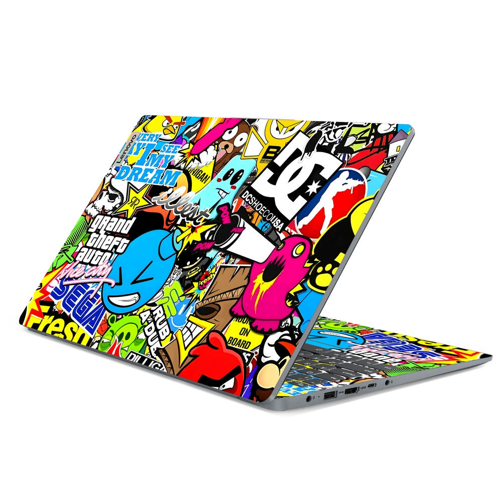 Shop Dg Sticker Bomb Laptop Skin for Lenovo | Buy Online Now – SkinsLegend