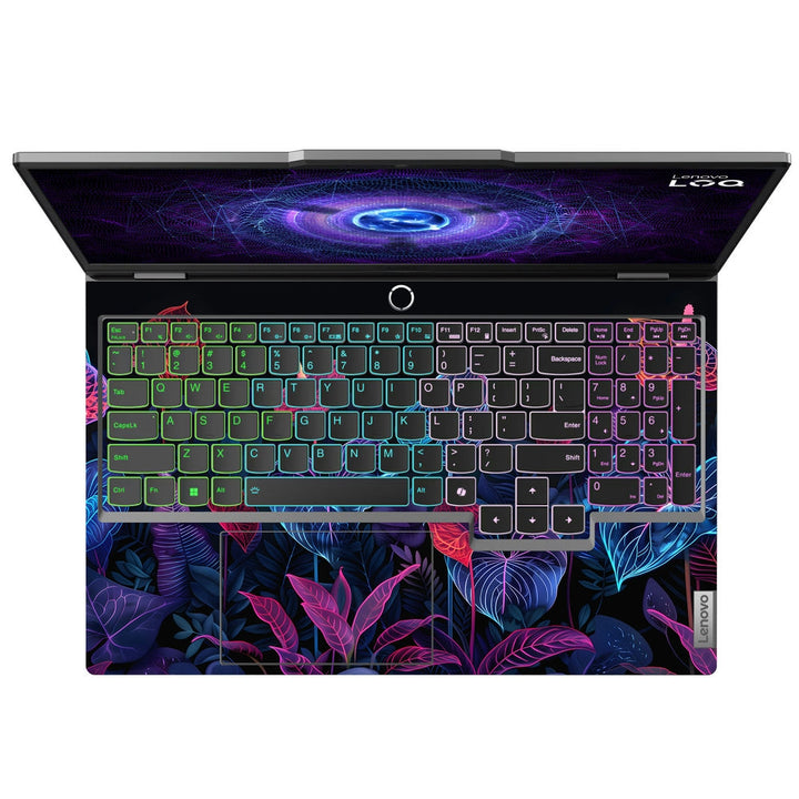 Shop Midnight Floral Blossom Pattern Laptop Skin for Lenovo LOQ | Buy ...