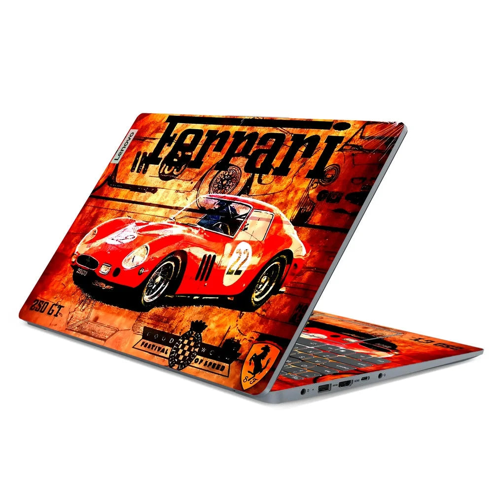 Ferrari F40 Red 3D Embossed Laptop Skin | Buy Online Now – SkinsLegend