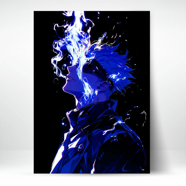 High-Quality Metal Posters - Anime Satoru Gojo SG01 | Vibrant Colors ...