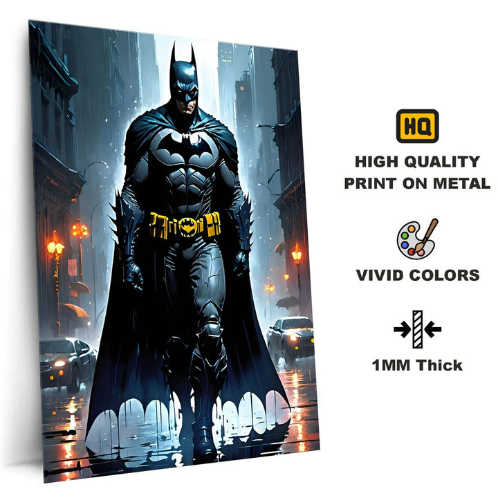 High-Quality Metal Posters - Superheroes Batman BAT12 | Vibrant Colors ...