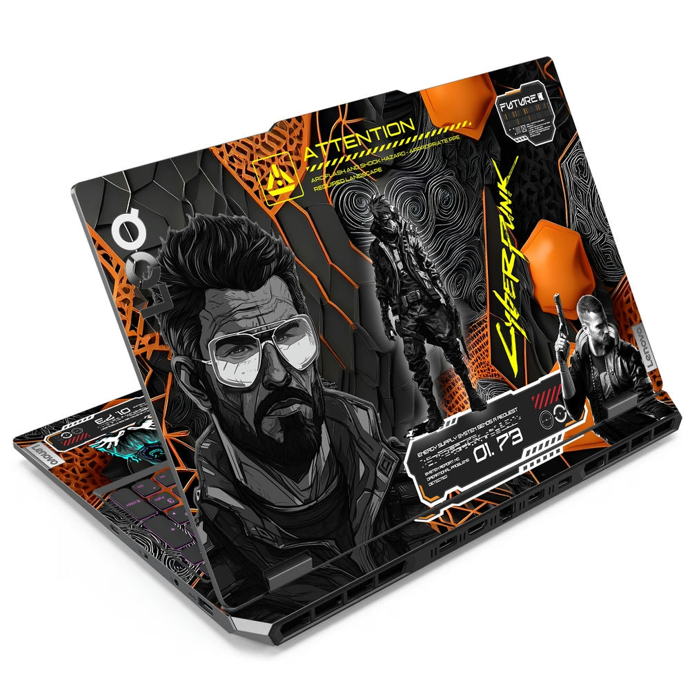 Shop Cyberpunk Digital Enforcer Laptop Skin for Lenovo LOQ | Buy Online ...