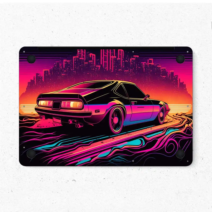 Retro Skyline Glow Laptop Skin for MacBook | Buy Online Now – SkinsLegend