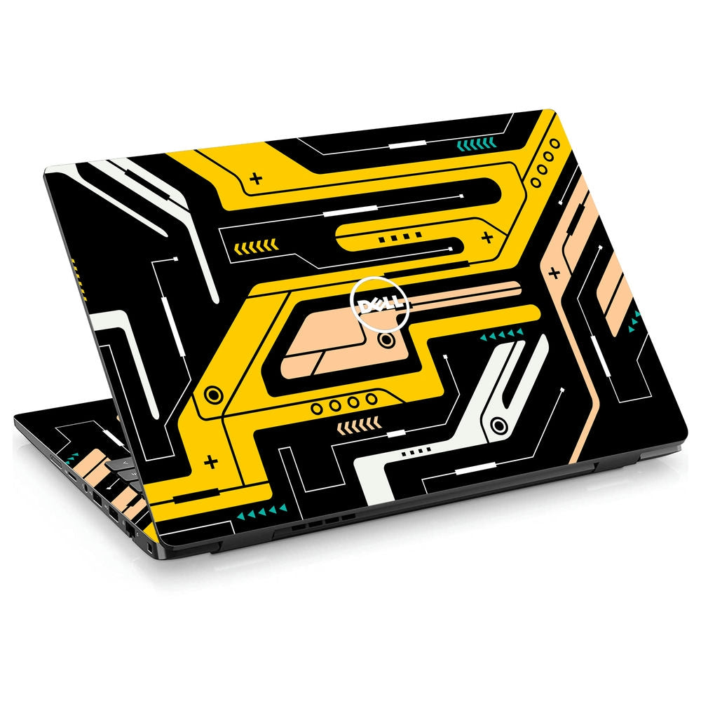 Shop Golden Circuit Laptop Skin for Dell | Buy Online Now – SkinsLegend