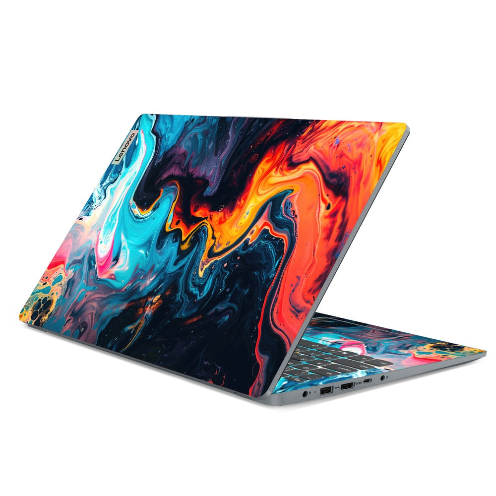Shop Abstract Fluid Art Laptop Skin for Lenovo | Buy Online Now ...