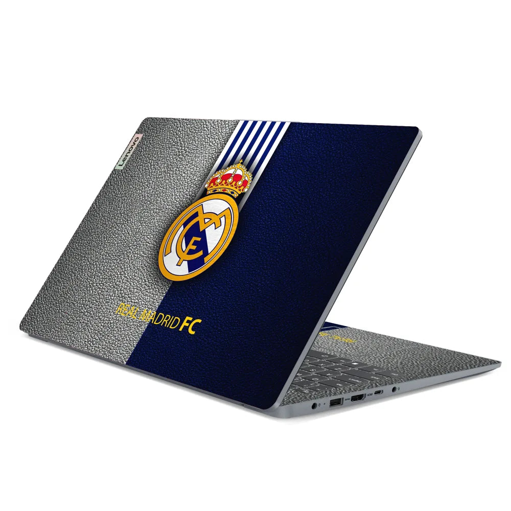 Real Madrid FC Grunge Crest Laptop Skin | 3D Embossed 3M Vinyl ...