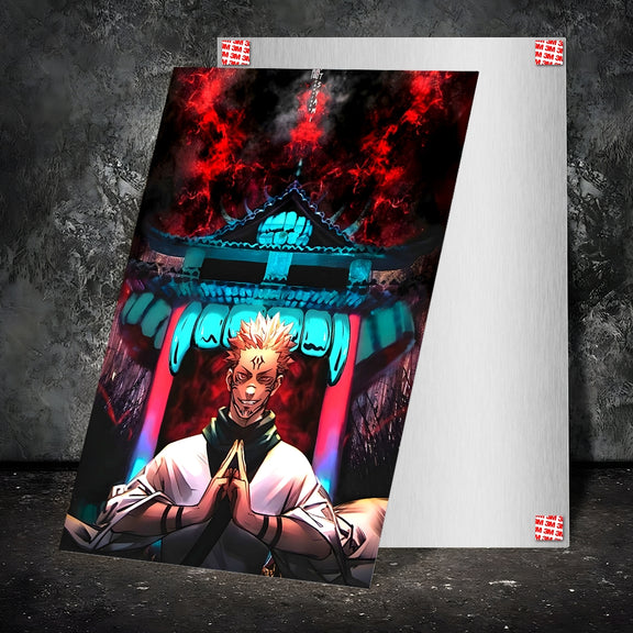 High-Quality Metal Posters - Anime Sukuna SK11 | Vibrant Colors & Sharp ...