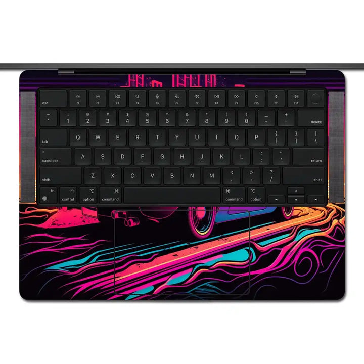 Retro Skyline Glow Laptop Skin for MacBook | Buy Online Now – SkinsLegend