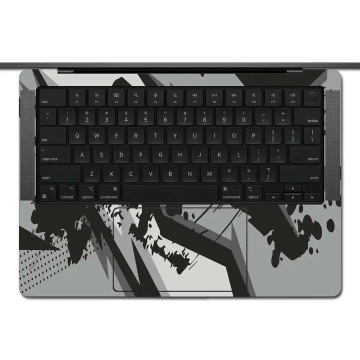 Grayscale Splash Laptop Skin for MacBook | Buy Online Now – SkinsLegend