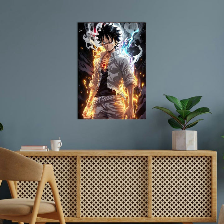High-Quality Metal Posters - One Piece Monkey D Luffy OP11 | Vibrant ...