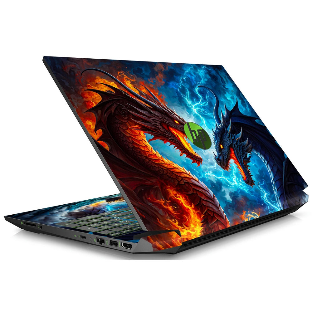 Shop Dragon Fire and Ice Laptop Skin for HP | Buy Online Now – SkinsLegend