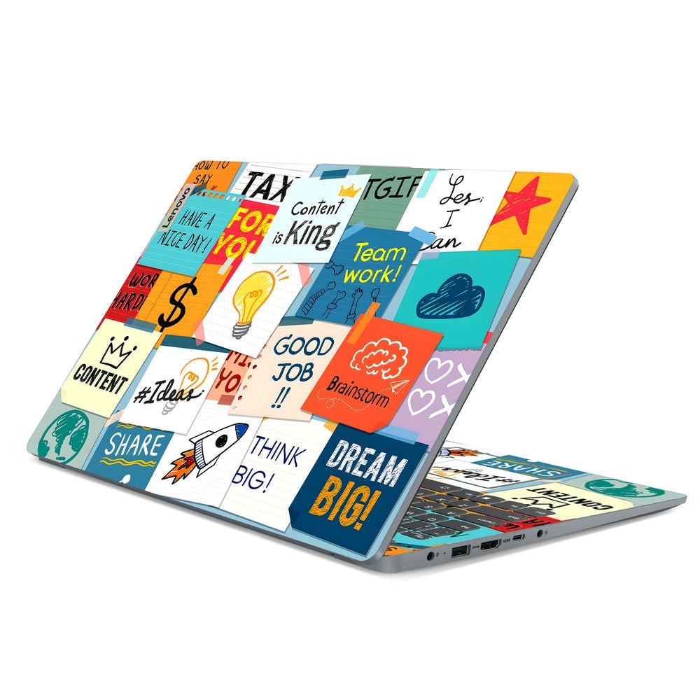 Shop Motivational Quotes Good Job Have A Nice Day Laptop Skin for ...